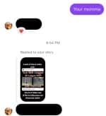 How to fix Instagram messages blacked out?