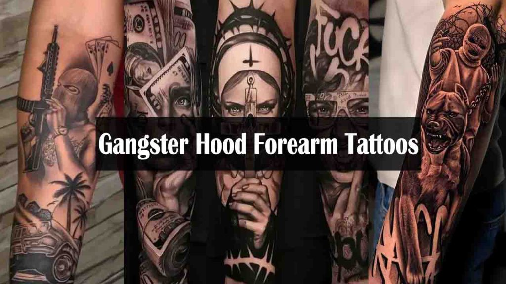 Gangster hood forearm tattoos Archives - Pitty Things