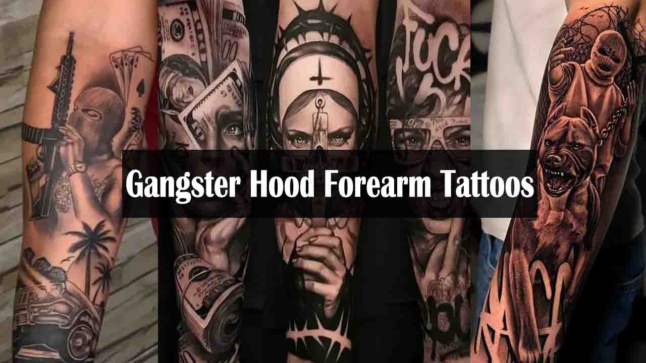Gangster wicked tattoo lettering