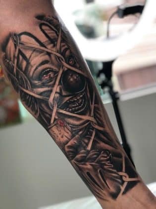 50+ Gangster Hood Forearm Tattoos for Guys
