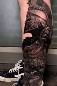 The Spiritual Sentinel: 45+ Expressing Belief with Armor of God Tattoo