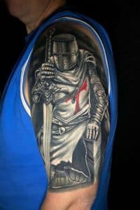 The Spiritual Sentinel: 45+ Expressing Belief with Armor of God Tattoo