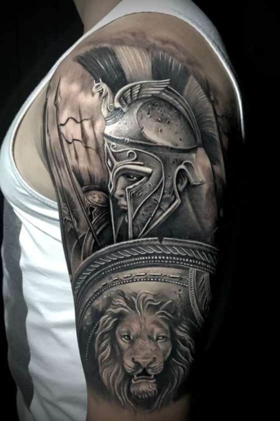 The Spiritual Sentinel: 45+ Expressing Belief with Armor of God Tattoo