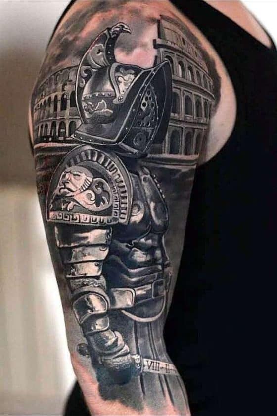 The Spiritual Sentinel: 45+ Expressing Belief with Armor of God Tattoo