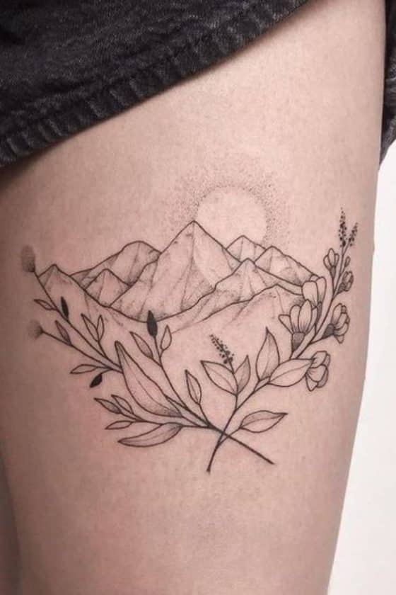 Elevate Your Ink: 40+ Inspiring Mountain Tattoo Designs