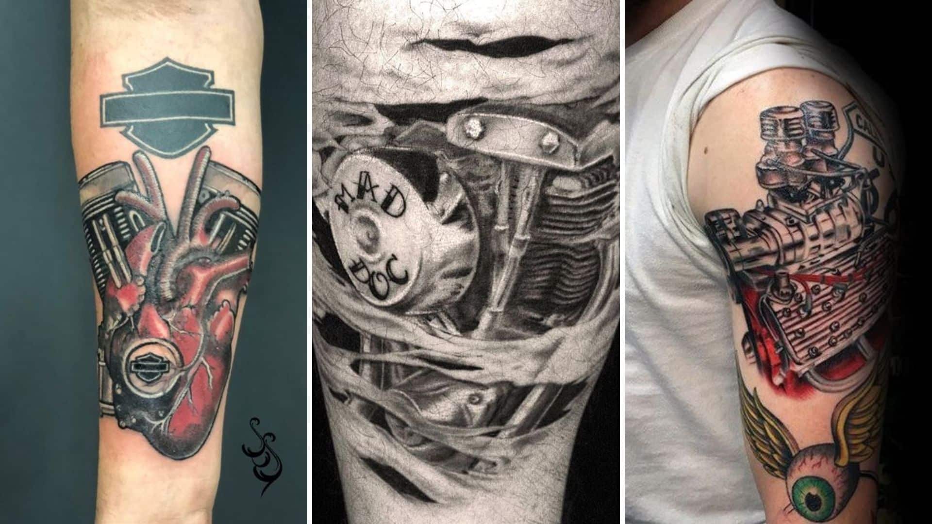 Rolling Thunder on Skin: 70+ Harley Tattoos That Roar
