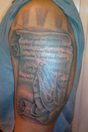 Ink of Wisdom: 45+ Serenity Prayer Tattoos for Inner Strength