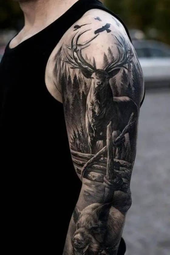50+ Unique Hunting Tattoos Ideas That will Inspire You