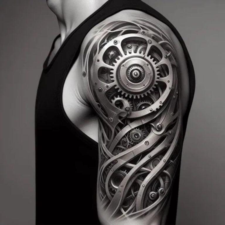 60+ Biomechanical Tattoos? History, Design and Style