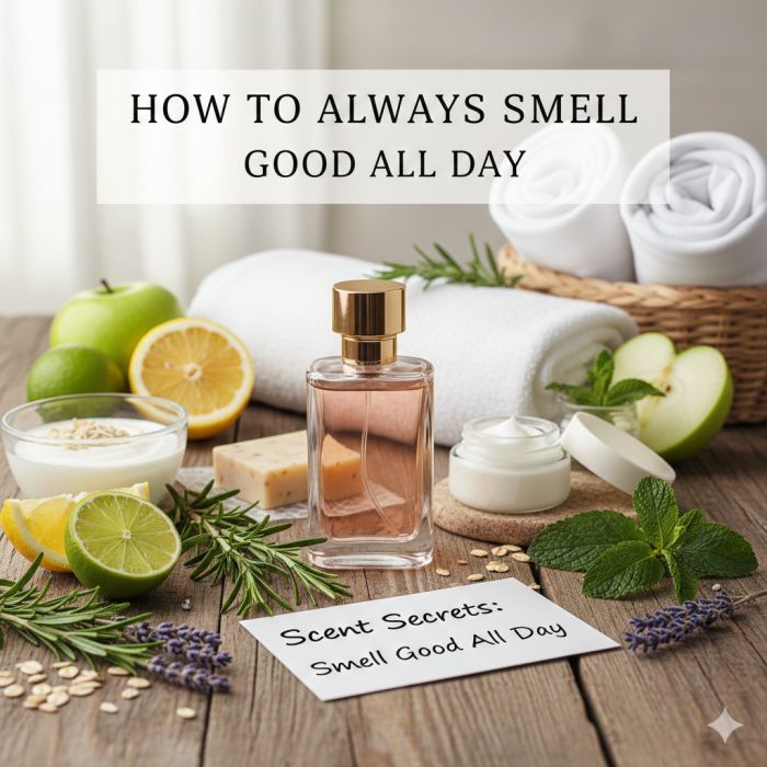 How To Always Smell Good All Day
