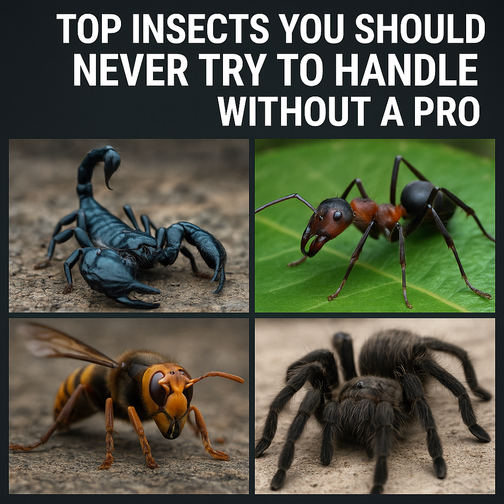 Top Insects You Should NEVER Try to Handle Without a Pro