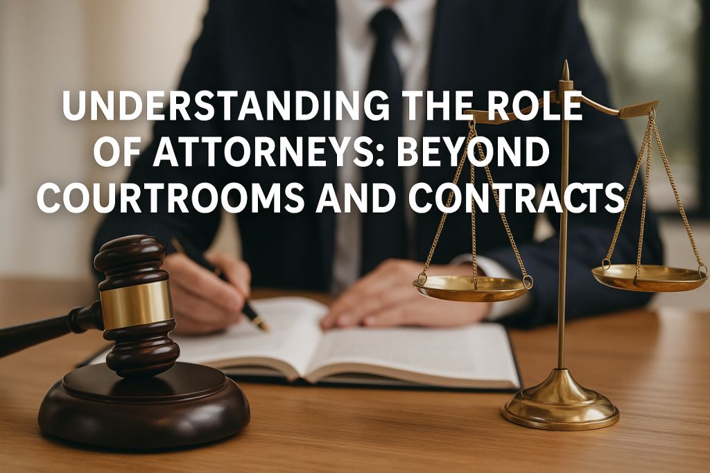 Understanding the Role of Attorneys: Beyond Courtrooms and Contracts