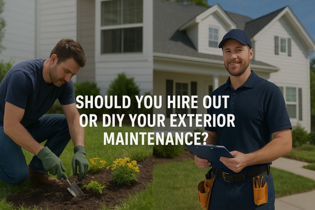 Should You Hire Out or DIY Your Exterior Maintenance?