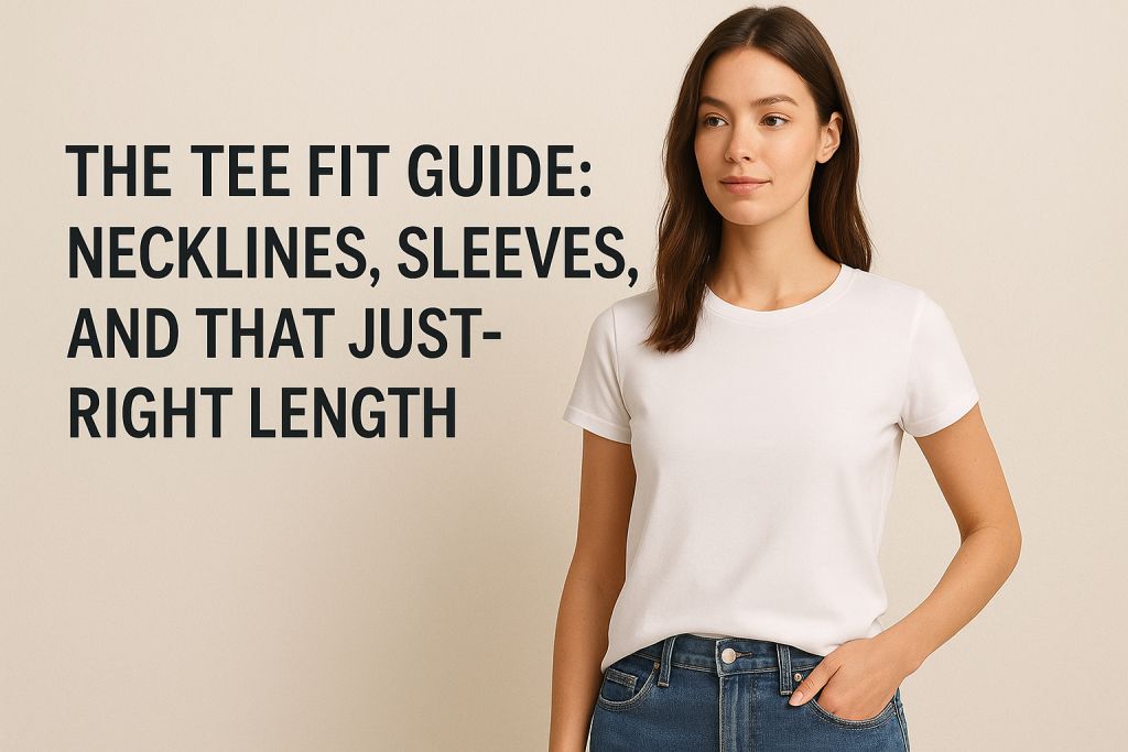 The Tee Fit Guide: Necklines, Sleeves, and That Just-Right Length