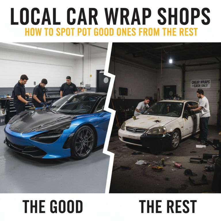Local Car Wrap Shops: How to Spot the Good Ones from the Rest